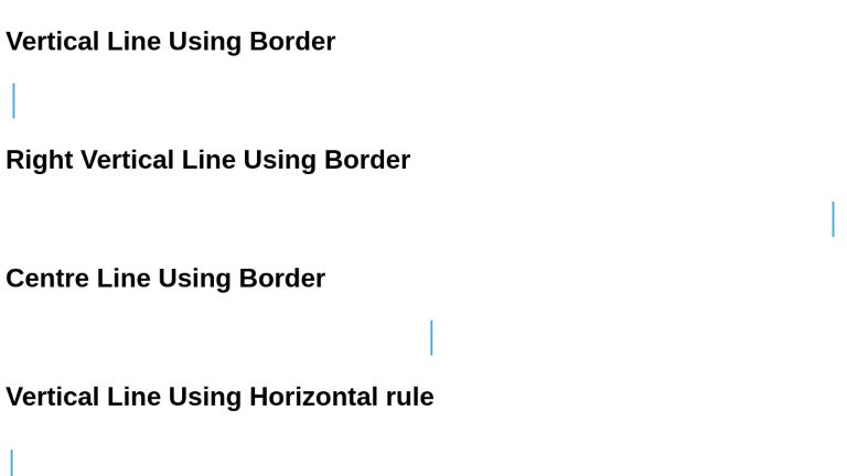 HTML Vertical Lines UnusedCSS
